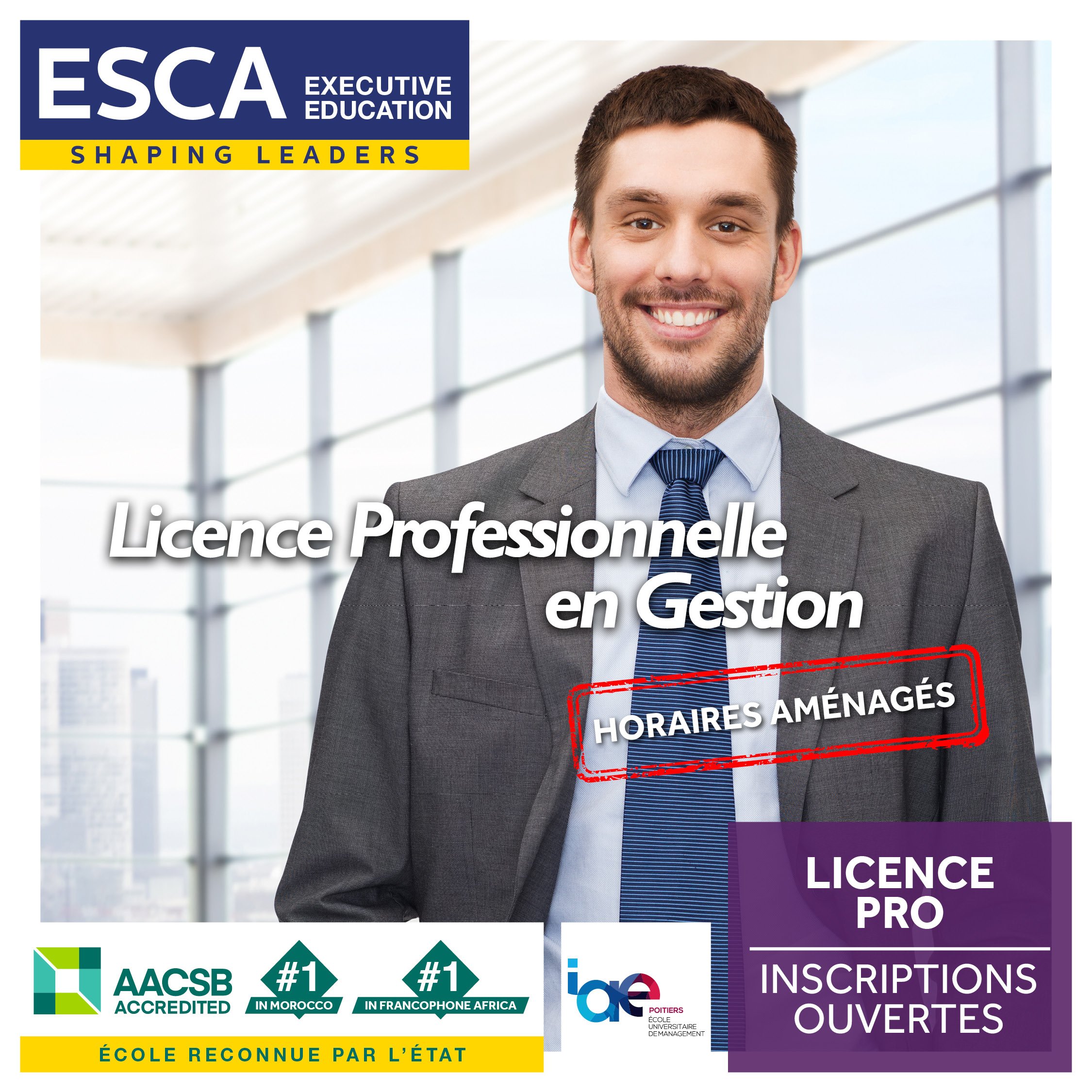 Licence Professionnelle en Gestion | ESCA Ecole de Management